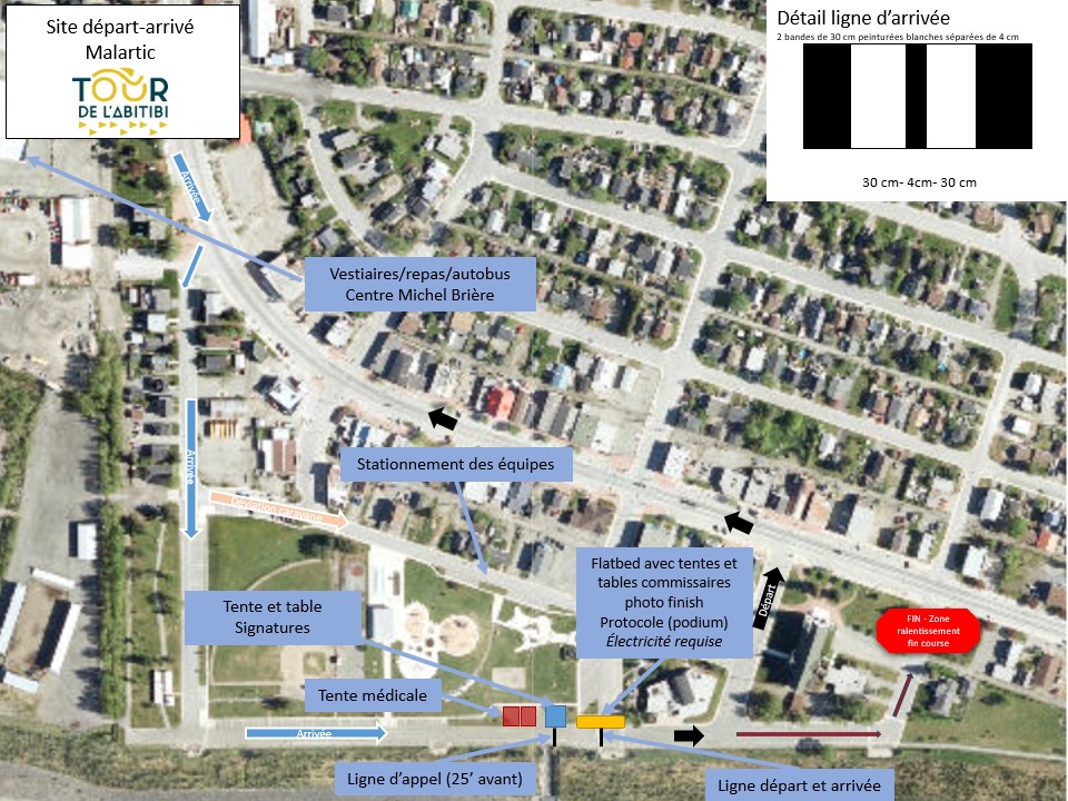 15 Croquis Installation | Tour de l’Abitibi Glencore 2024